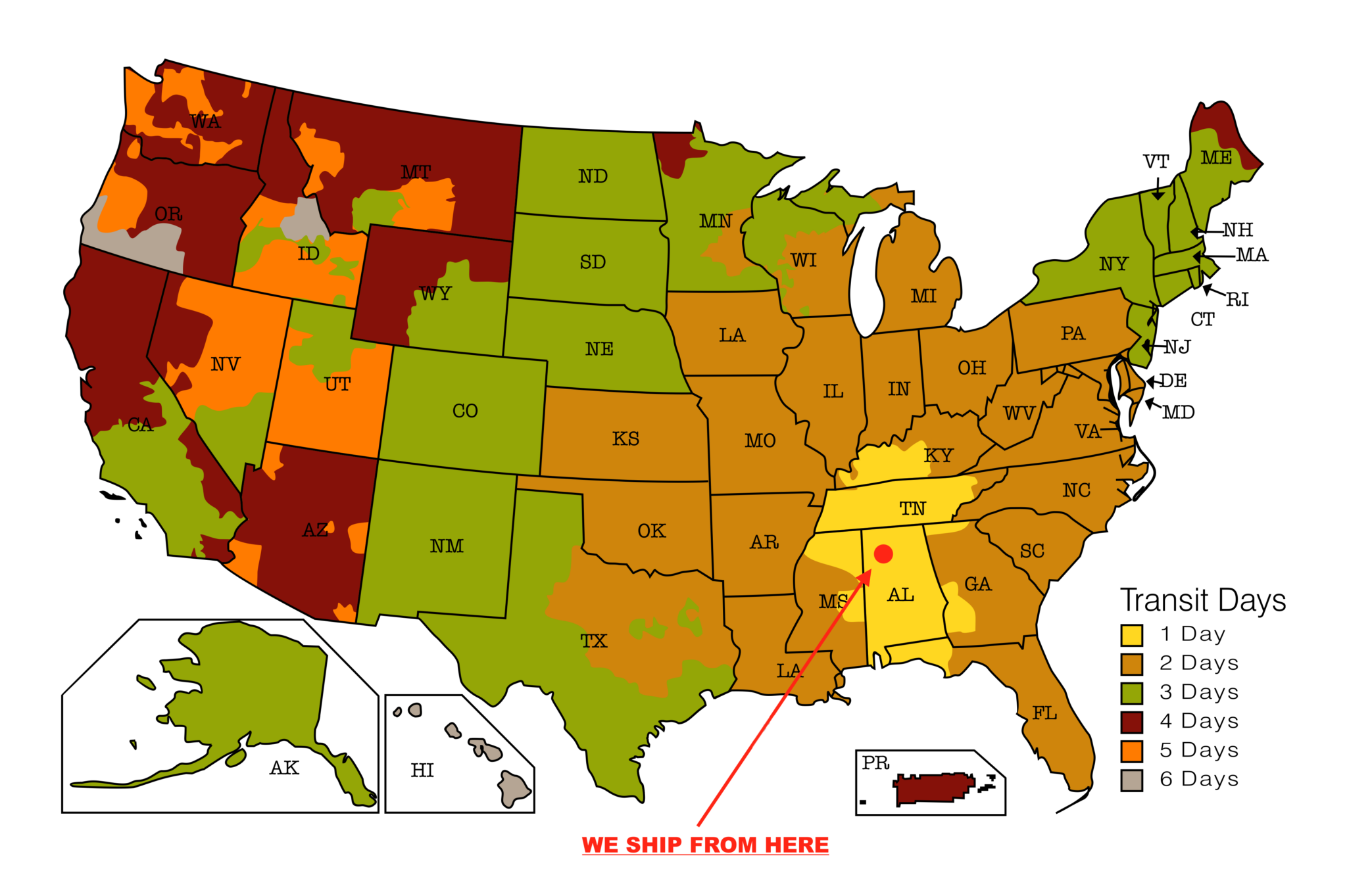 Transit Times – 5Boys Apparel