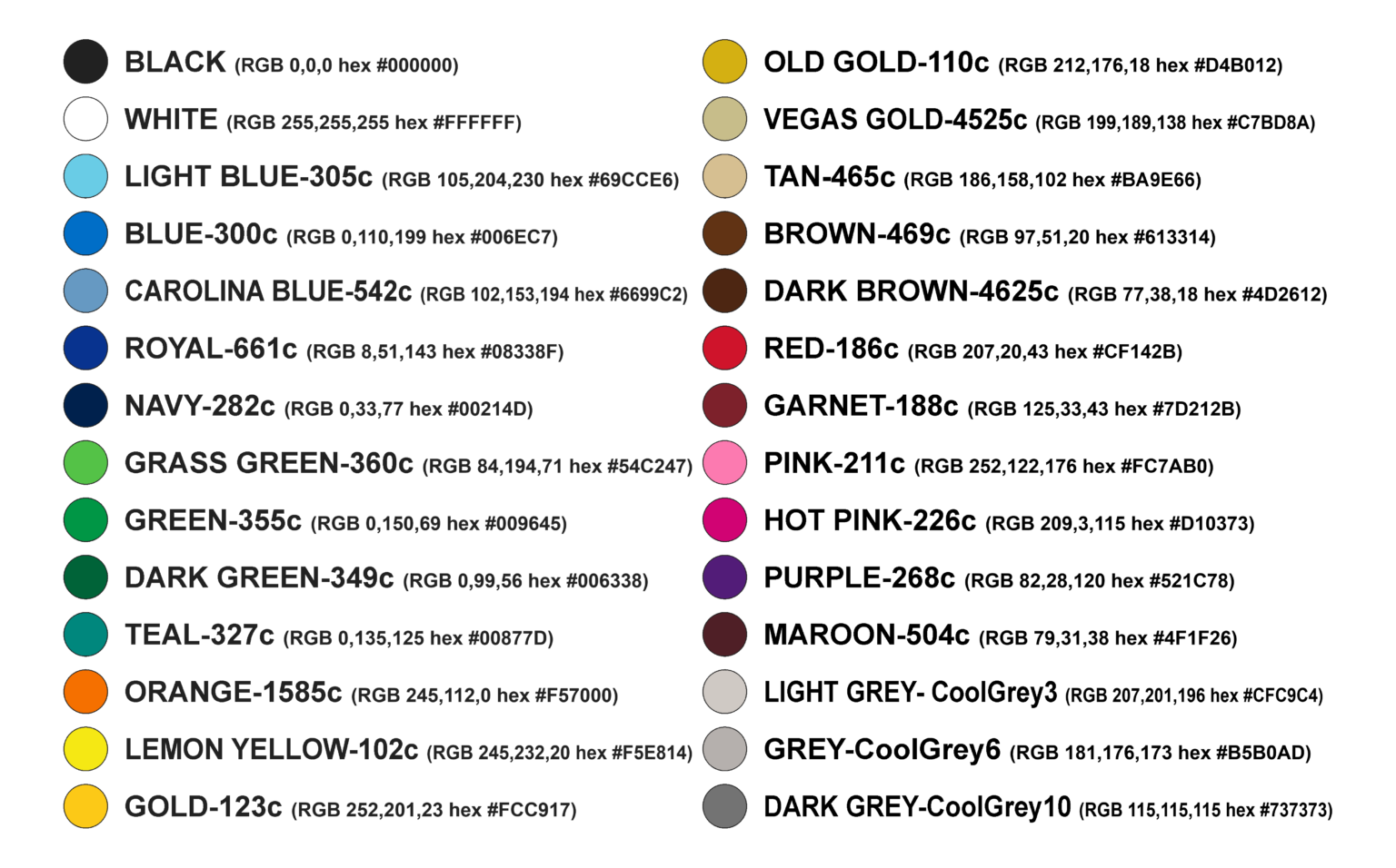 Ink Colors – 5Boys Apparel